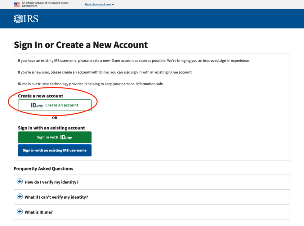 Access Your IRS Account Online - BNC